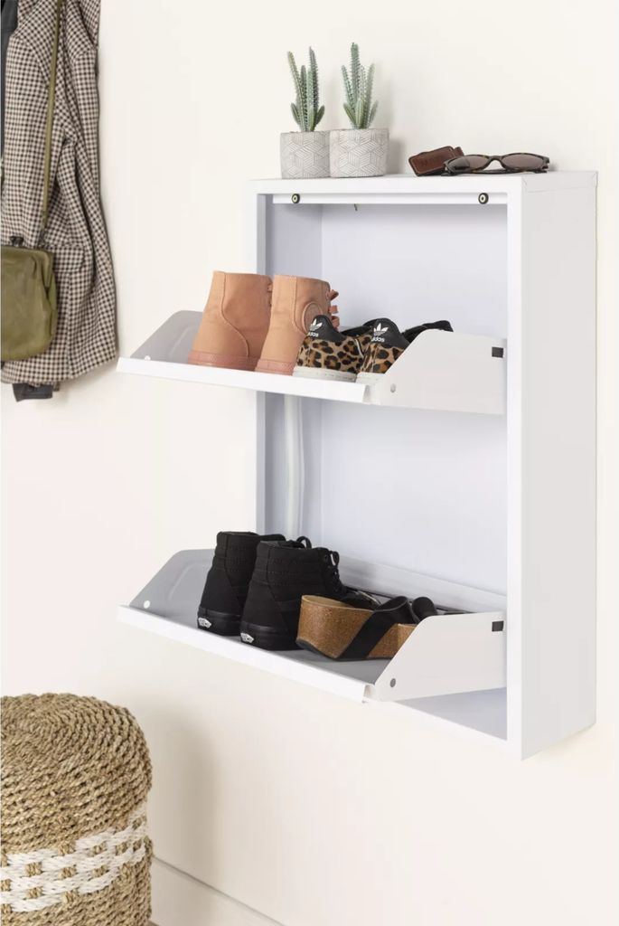 Kovový botník 2 dveře - 50 x 15 x 71,5 cm - | Kaufland.cz