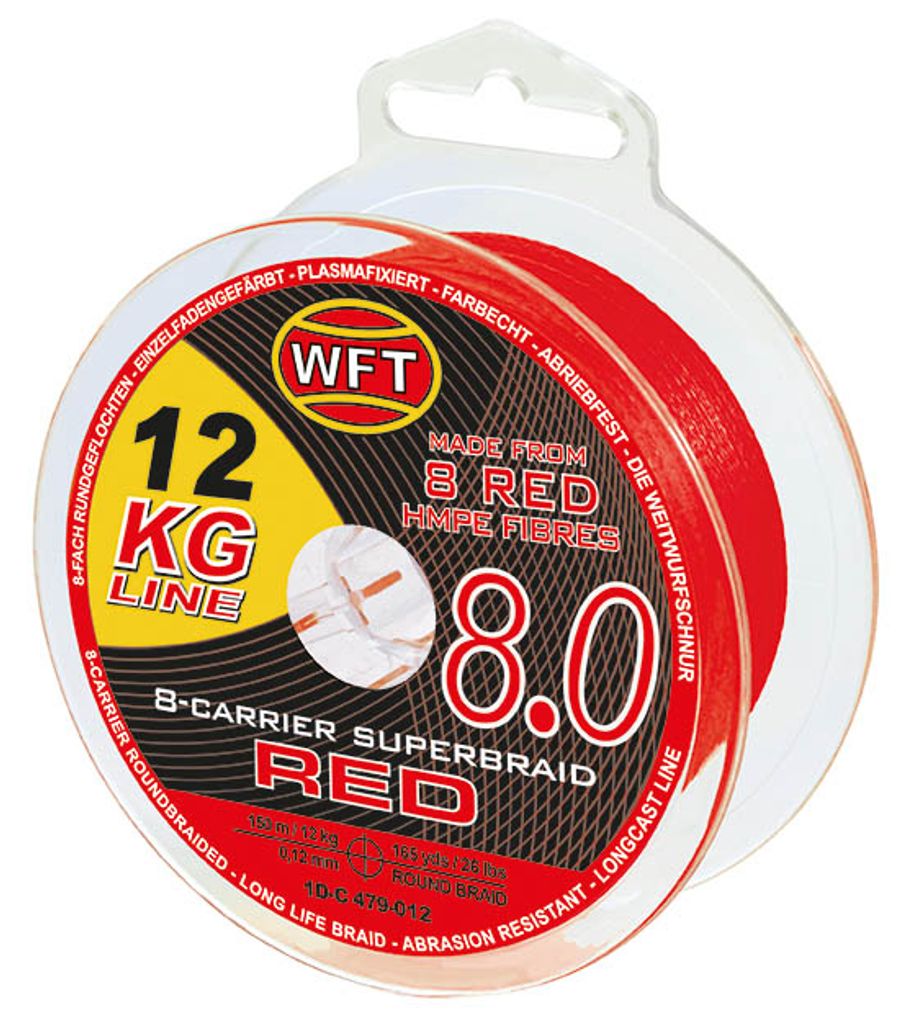 WFT KG 8.0 red 150m 13KG 0,10 Angelschnur | Kaufland.de