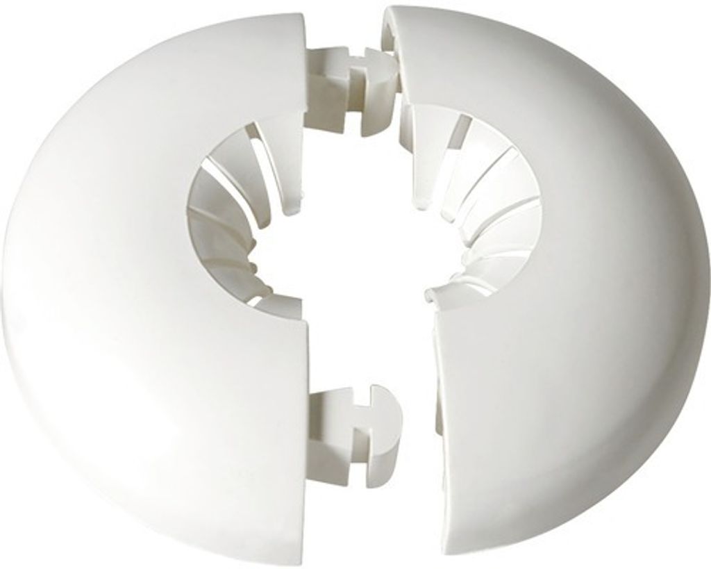 Rozeta delená biela univerzálna pre rúrky | Kaufland.sk