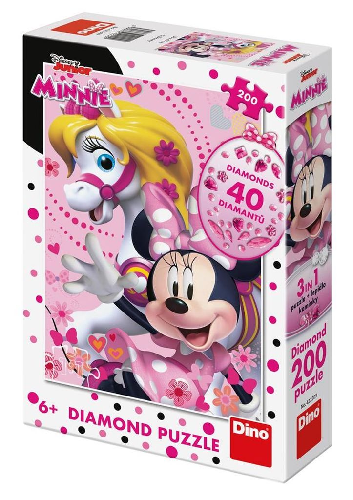 DINO Puzzle 200 Teile MINNIE MOUSE Diamant | Kaufland.de