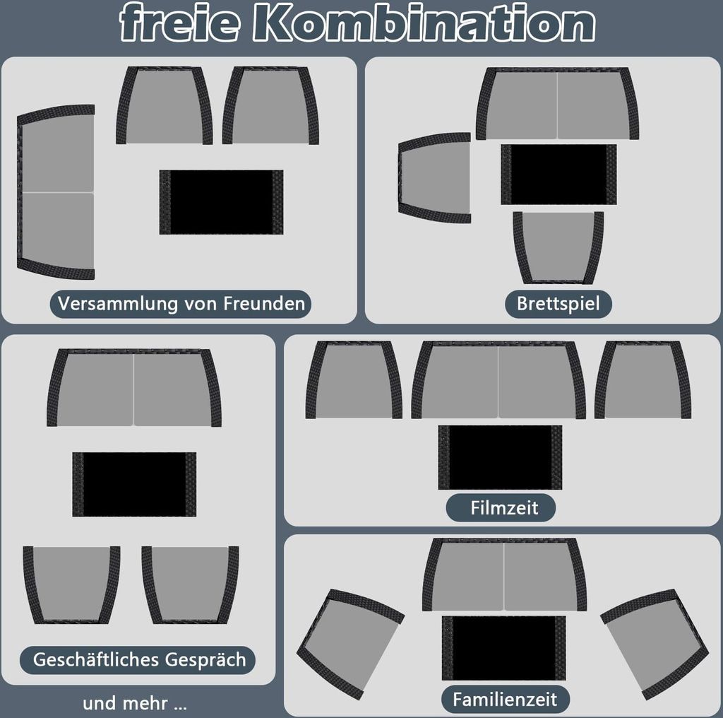 MeXo von GLP HOME Balkonset Polyrattan | Kaufland.de