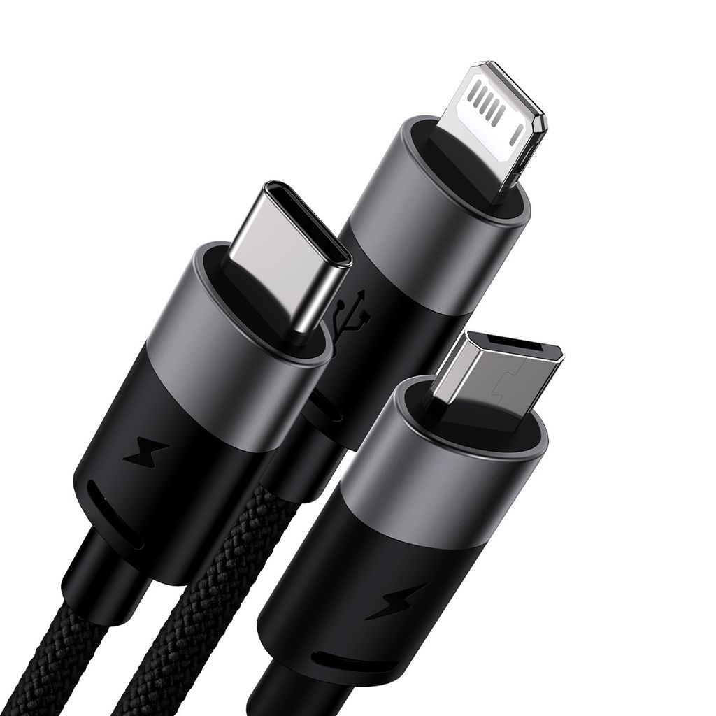 Kabel 3w1 Baseus StarSpeed Series, USB na | Kaufland.pl