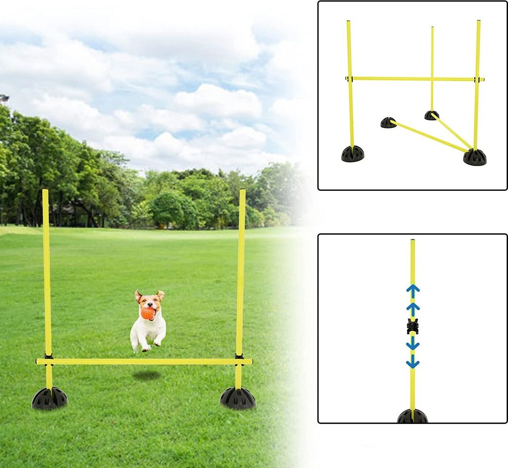 YARDIN Jumping Pole Set Agility Hurdle Set | Kaufland.cz
