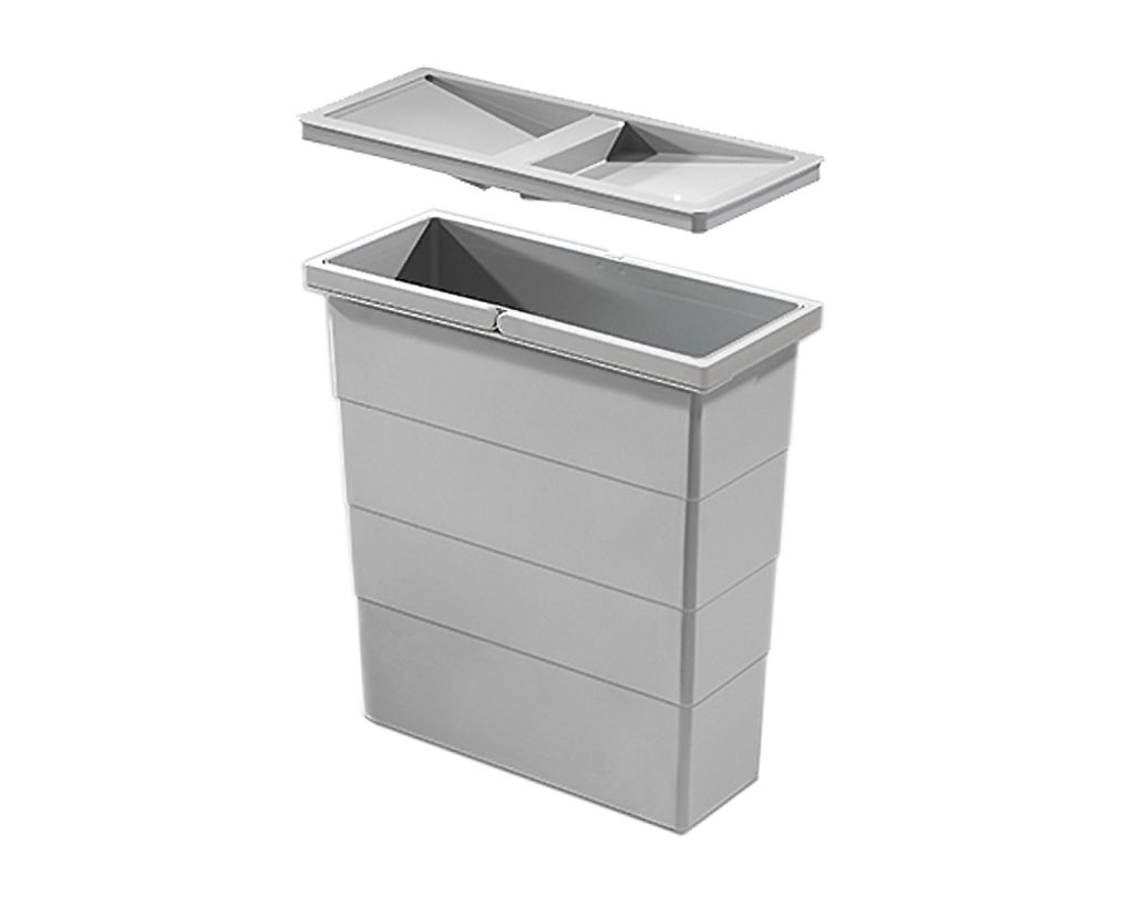 Hailo Inneneimer 1122459 mit Deckel hellgrau | Kaufland.de