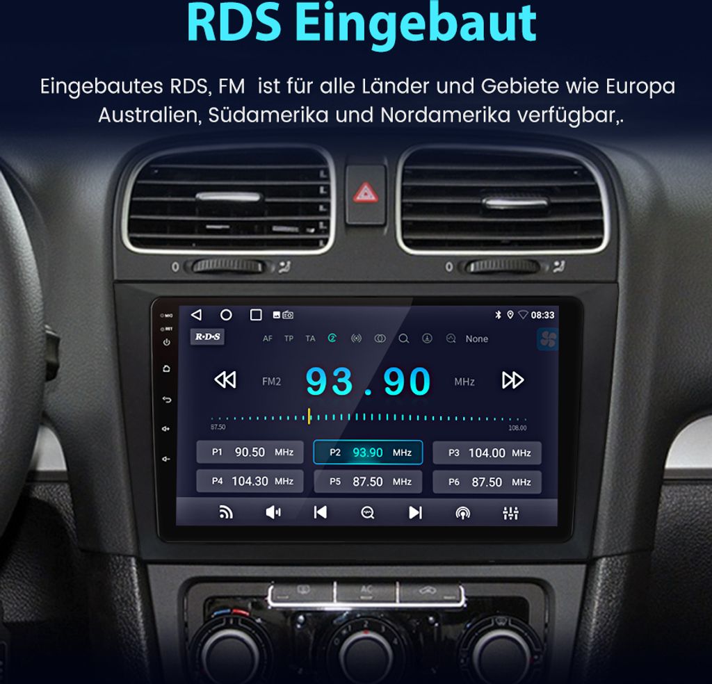 Android Autoradio 2+64GB für Golf 6 VW ab | Kaufland.de