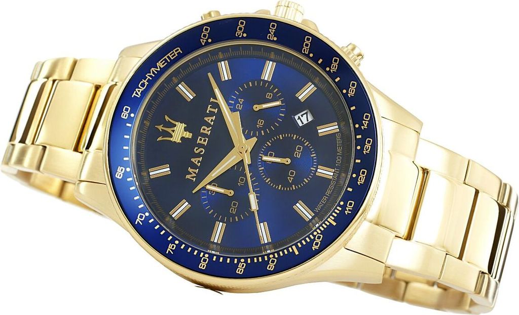 Maserati Sfida 44 Mm R8873640008 Uhr Golden | Kaufland.de