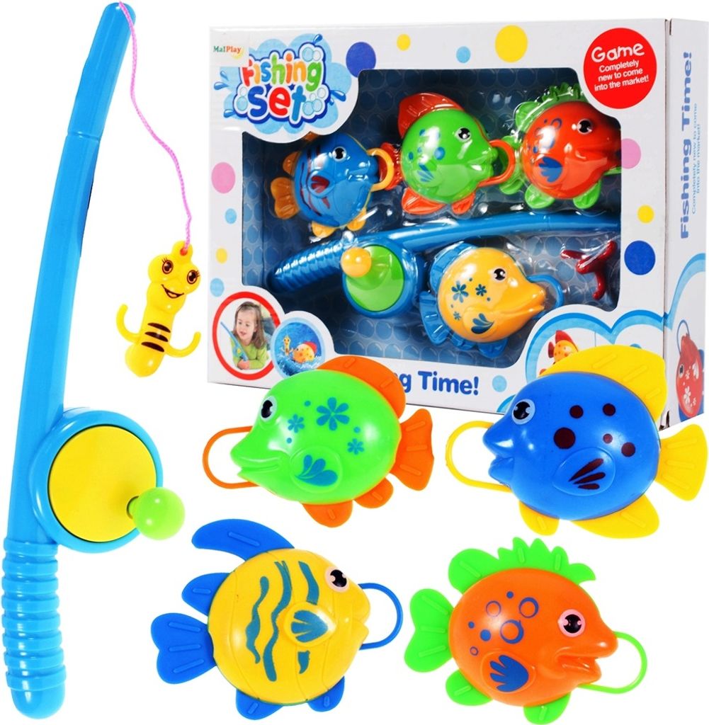 Angelspiel Angeln Fische mit Musik Kinderangelspiel