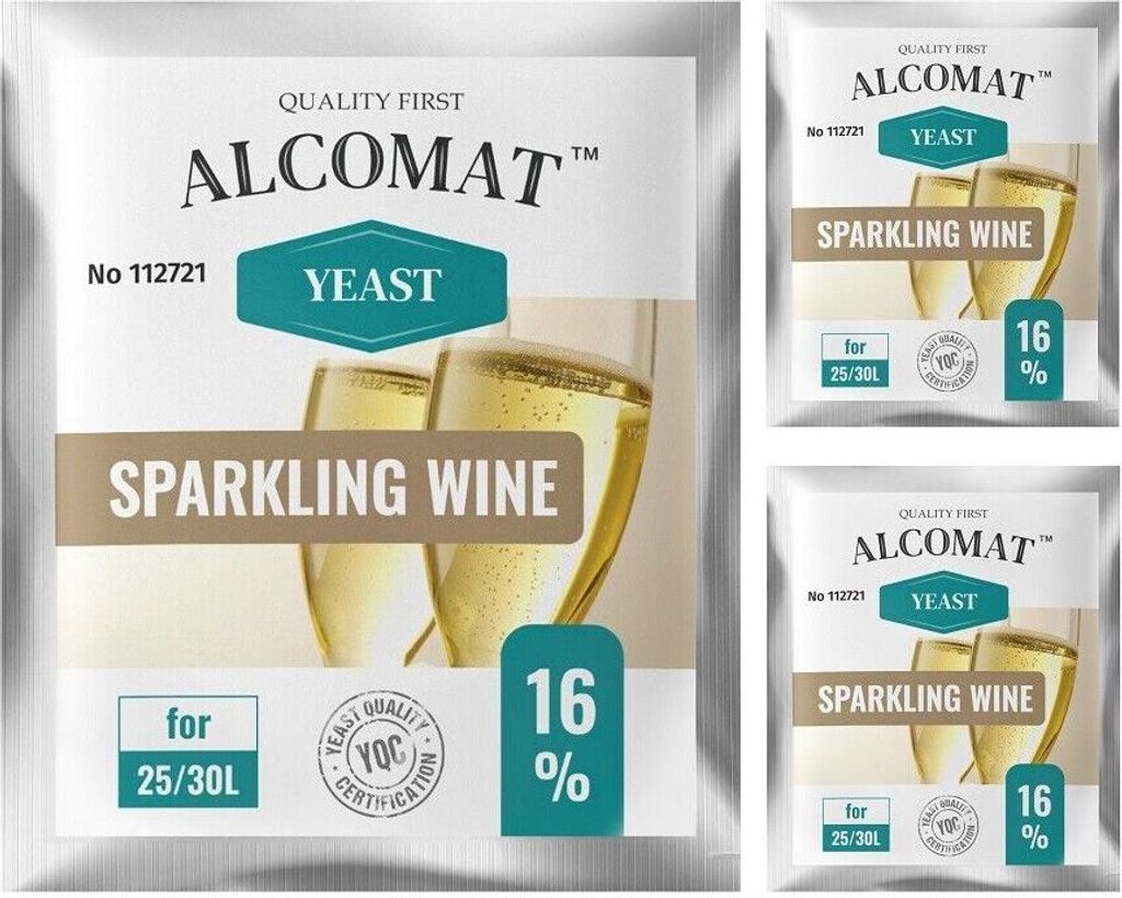 Weinhefe für die Schaumweinen ALCOMAT Sparkling Wine Yeast