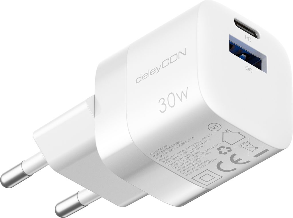 deleyCON Ladegerät USB A und C (2 Port - | Kaufland.de