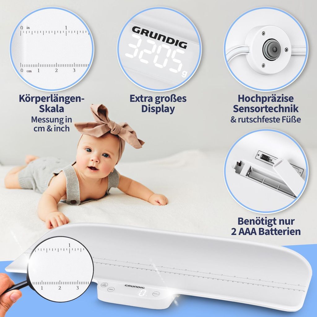 Babywaage mit Körperlängen Messung - | Kaufland.de
