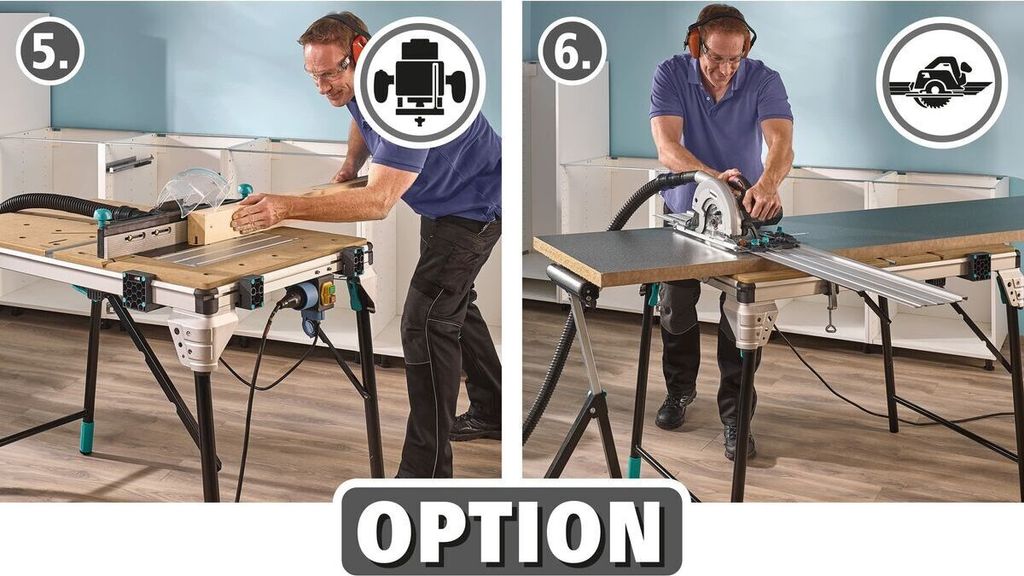 Pracovní stůl Wolfcraft Master Cut 2600 118,5 | Kaufland.cz