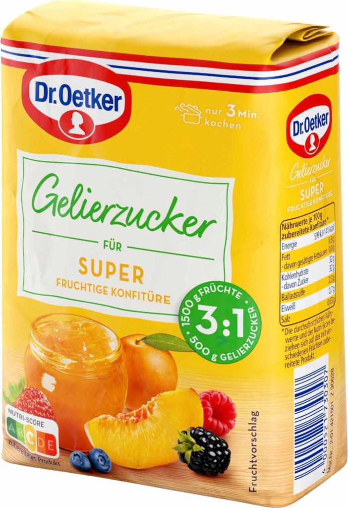 Dr. Oetker želírovací cukr 3:1 pro super | Kaufland.cz