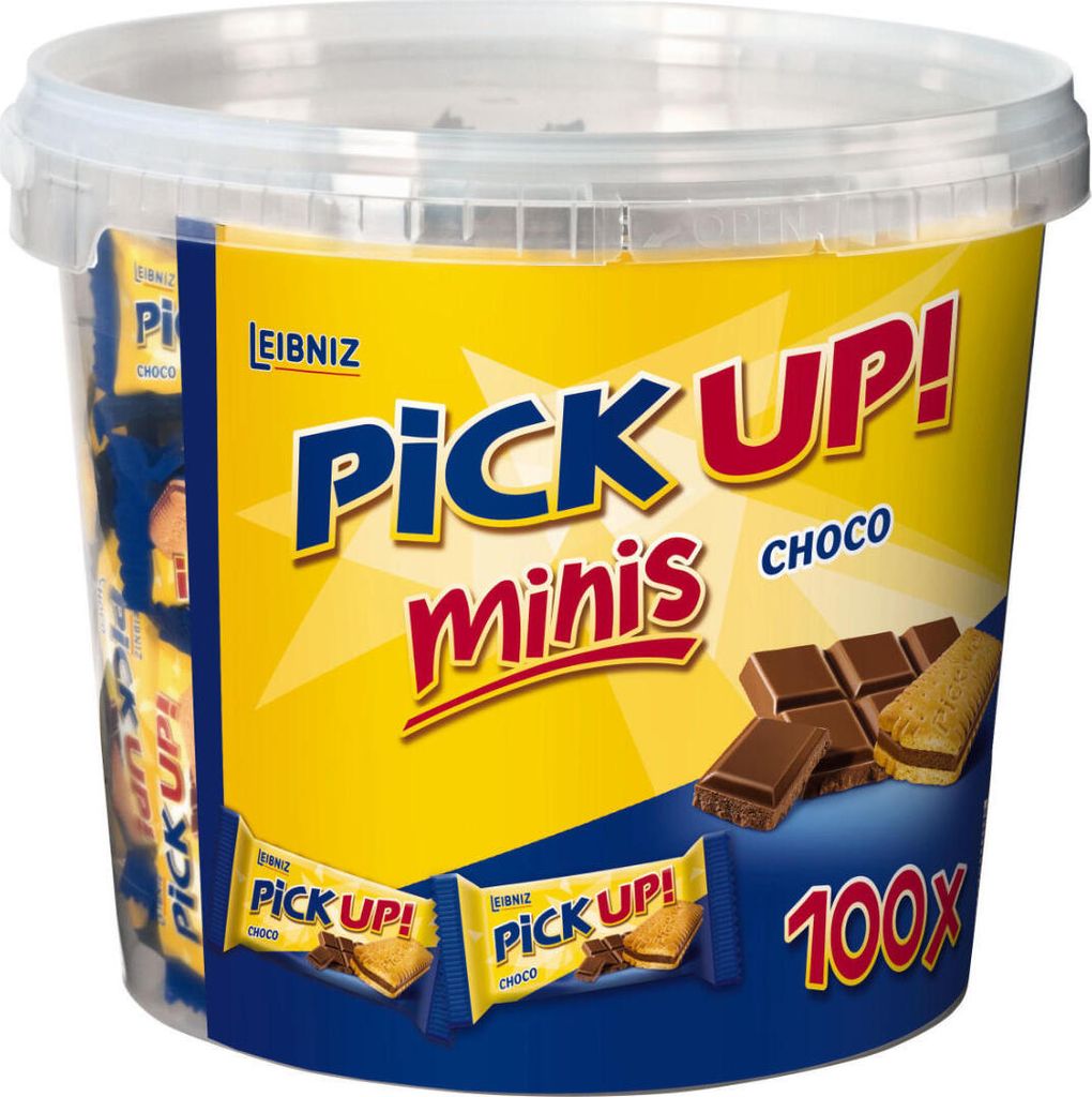 Leibniz PiCK UP MINIS Choco ve speciální krabičce 100 Minis