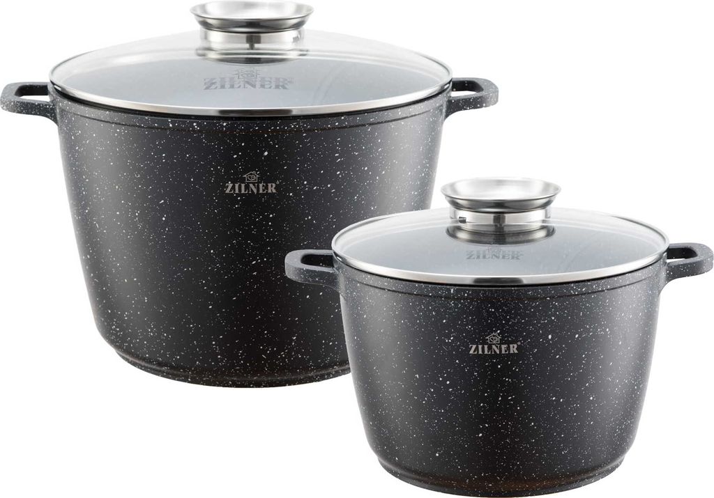 2er-Set Marmortöpfe 10L + 6,2L hoch Zilner | Kaufland.de