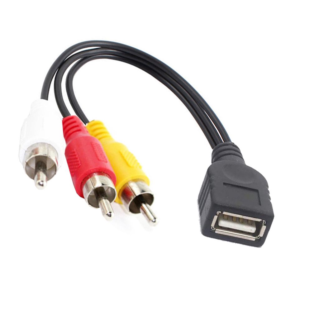 D48 USB auf 3 Cinch-Kabel USB 2.0 Buchse auf | Kaufland.de
