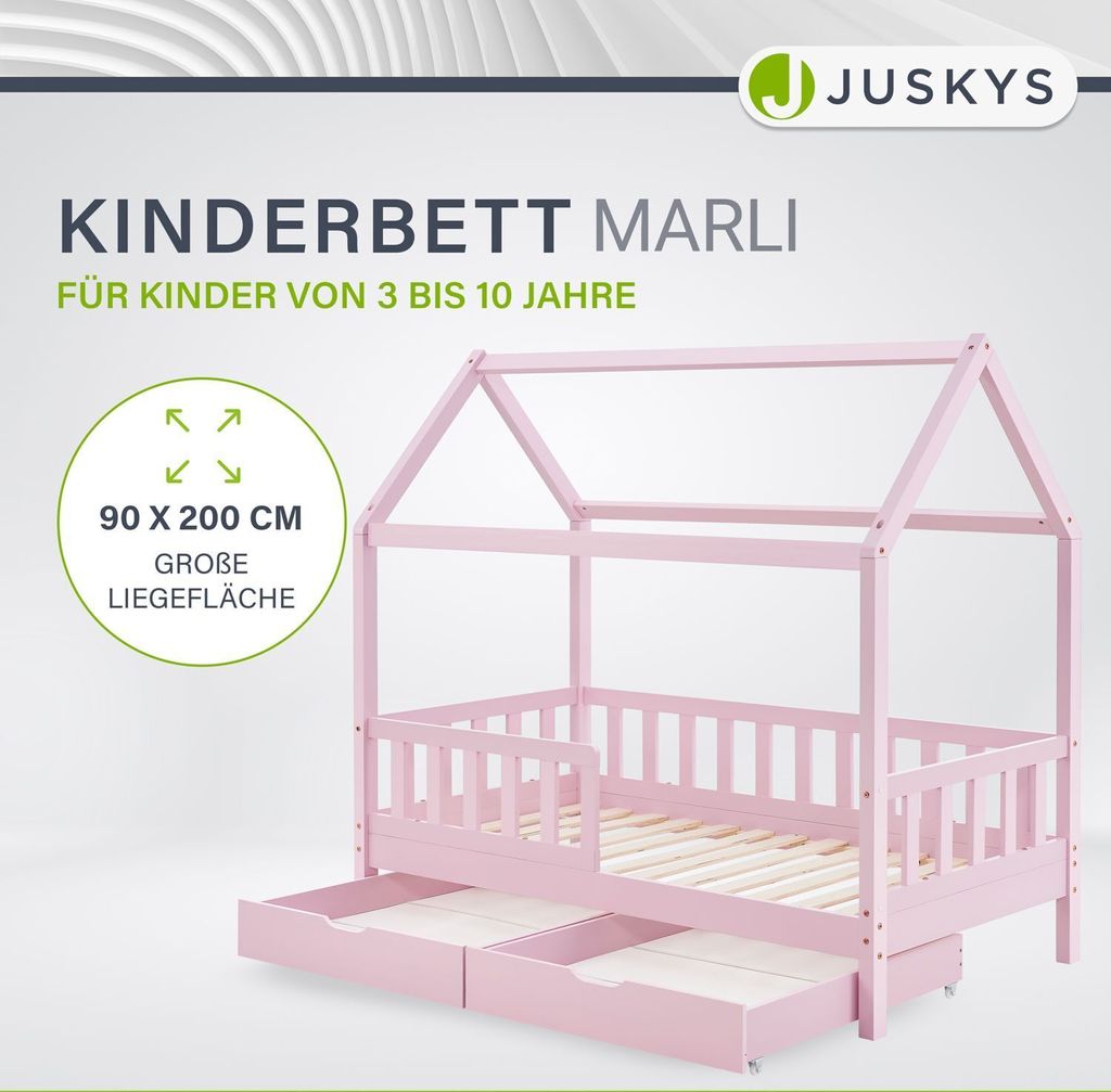 Wunderschne Juskys Kinderbett Marli Bild