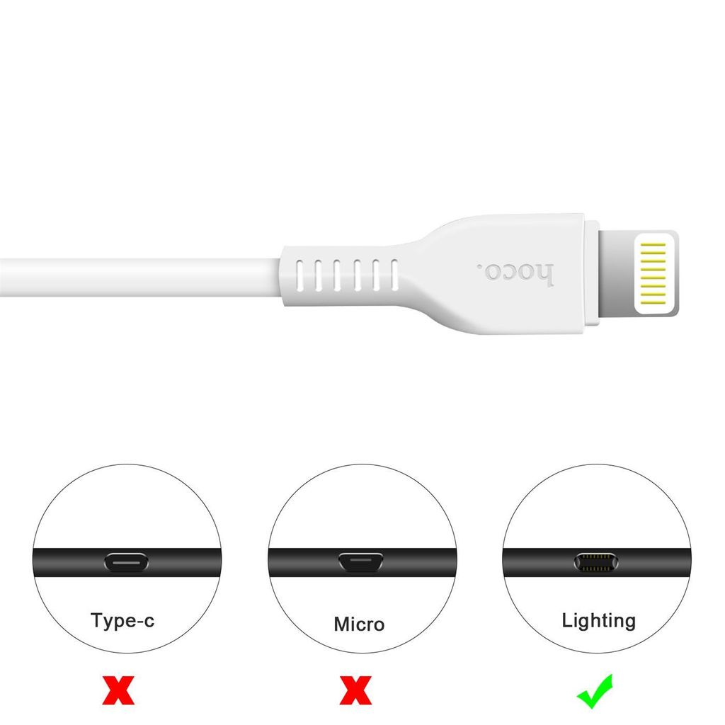 Hoco USB kabel X20 - 2m Lightning nabíjecí | Kaufland.cz