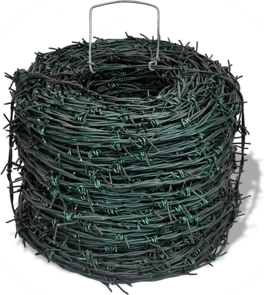 vidaXL Stacheldraht Grün 100 m Gartenzäune | Kaufland.de