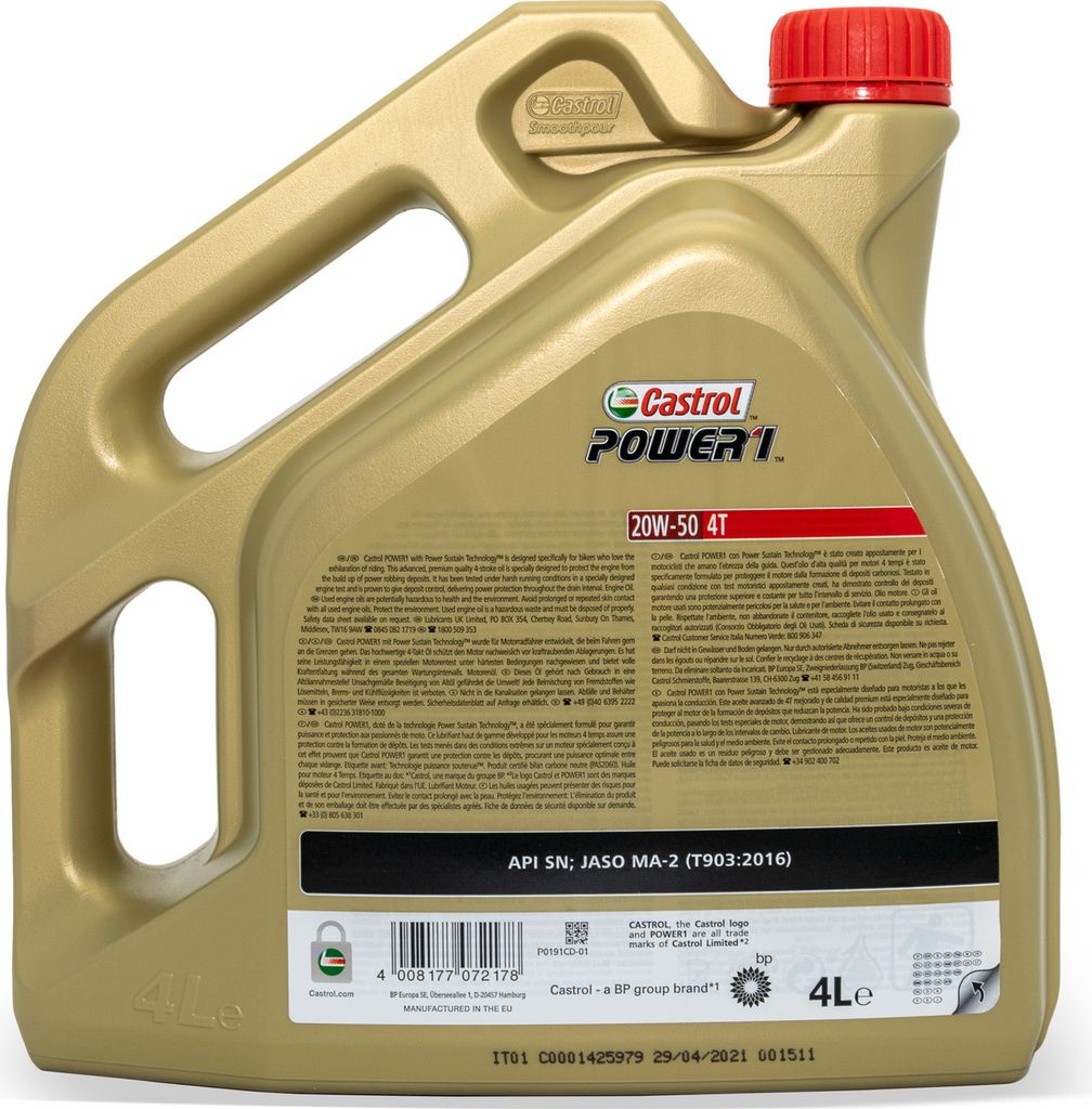 Castrol Power 1 4T 20W-50 4 Liter Motoröle | Kaufland.de