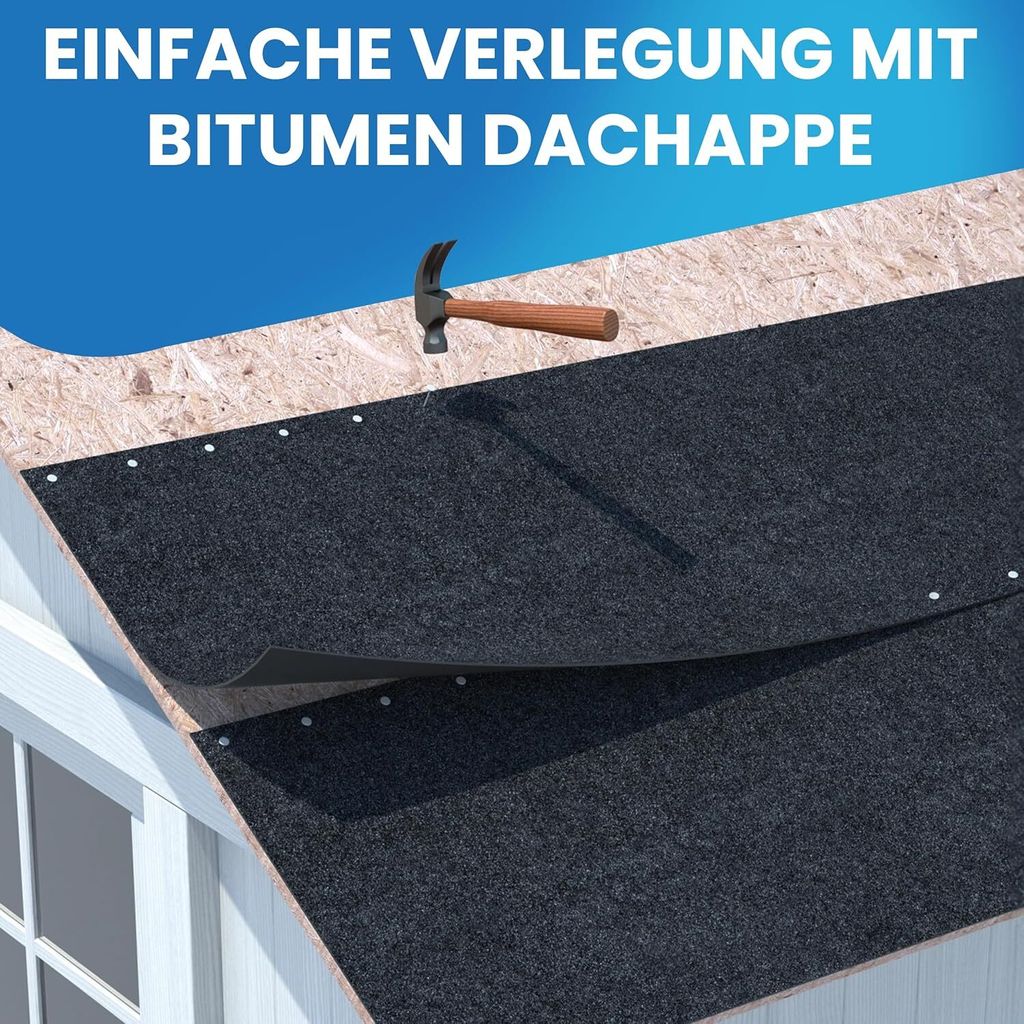 Bitumen Dachpappe schwarz Bitumenbahn zur | Kaufland.de