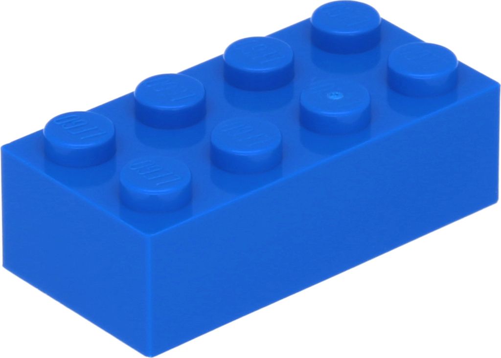 LEGO® 2x4 kocky Vysoké kocky Modrá - 3001 | Kaufland.sk