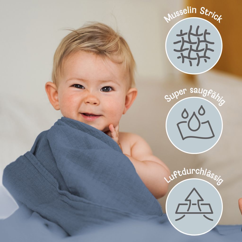 Pucktuch Baby 0-3 Monate Musselin - Tuch | Kaufland.de