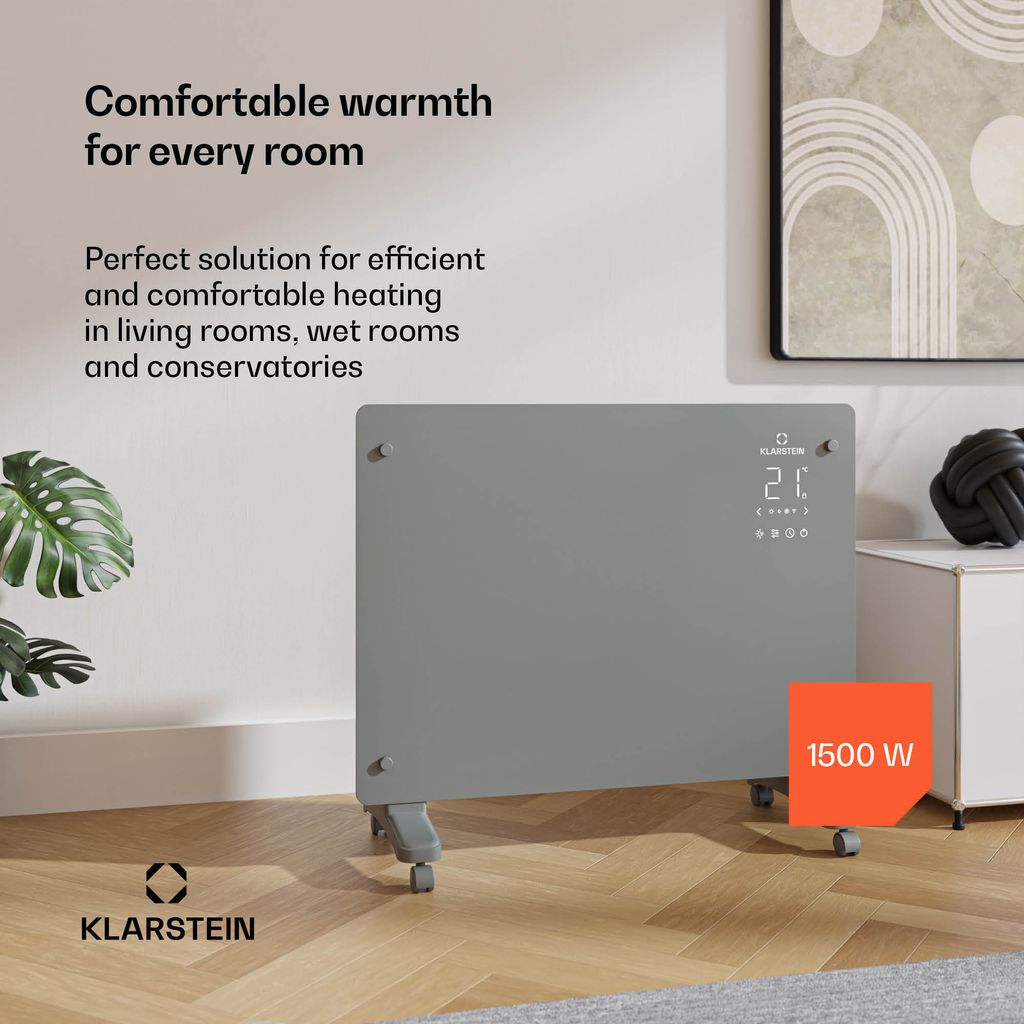 Klarstein Bansin Crystal Smart Kovektor 1500, | Kaufland.cz