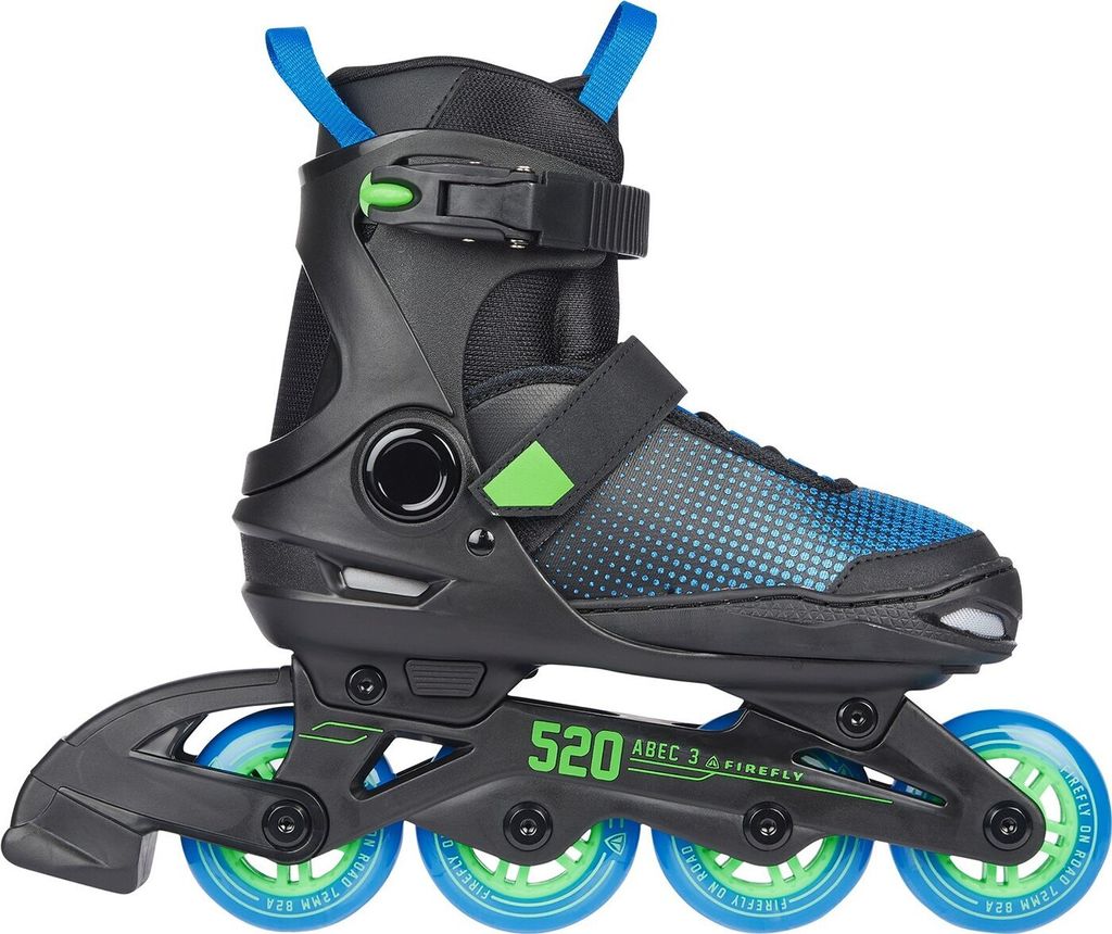 FIREFLY Ju.-Inline-Skate ILS 520 B BLACK/BLUE/GREEN LIM 37