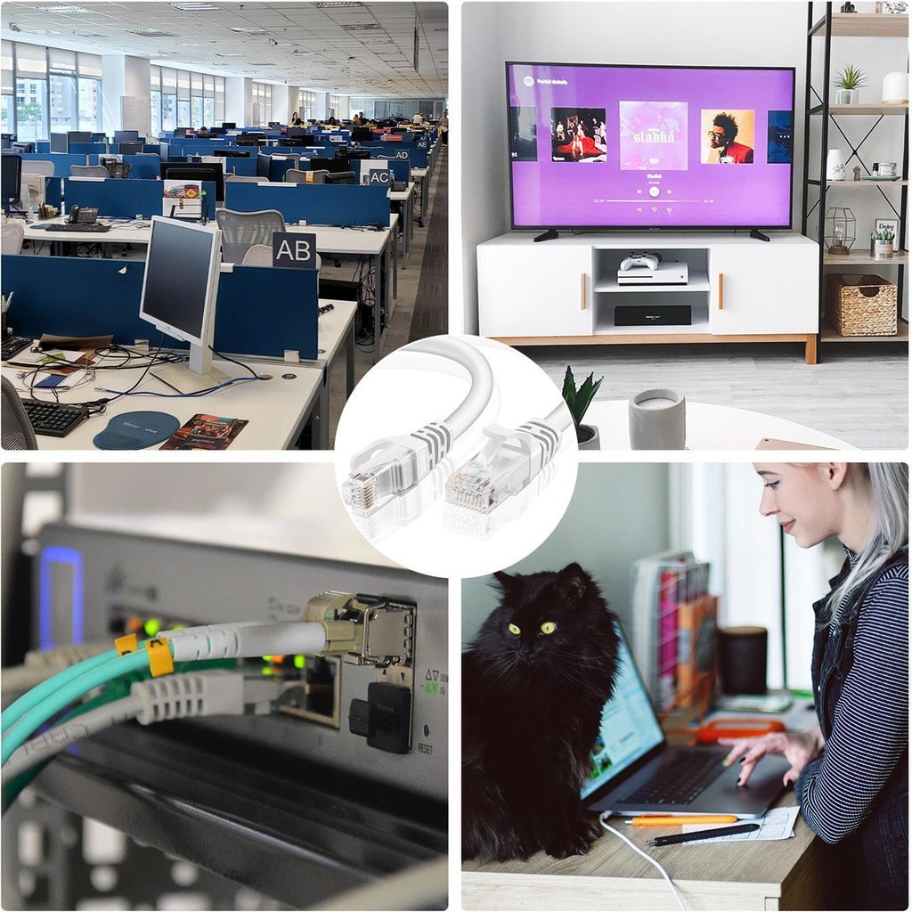 VERCO 30m CAT 6 síťový kabel patch kabel | Kaufland.cz