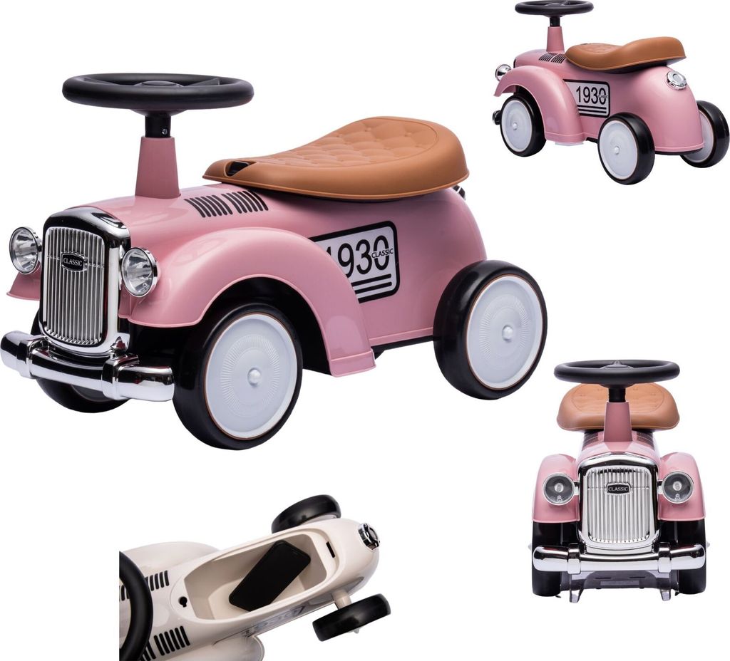 Cabino® Oldtimer Rutschauto Rosa - Retro | Kaufland.de