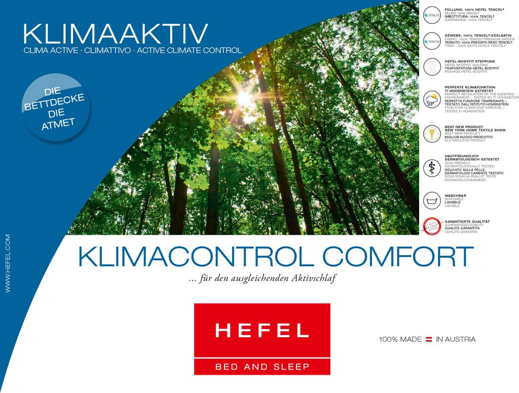HEFEL Bettdecke KlimaControl Comfort | Kaufland.de