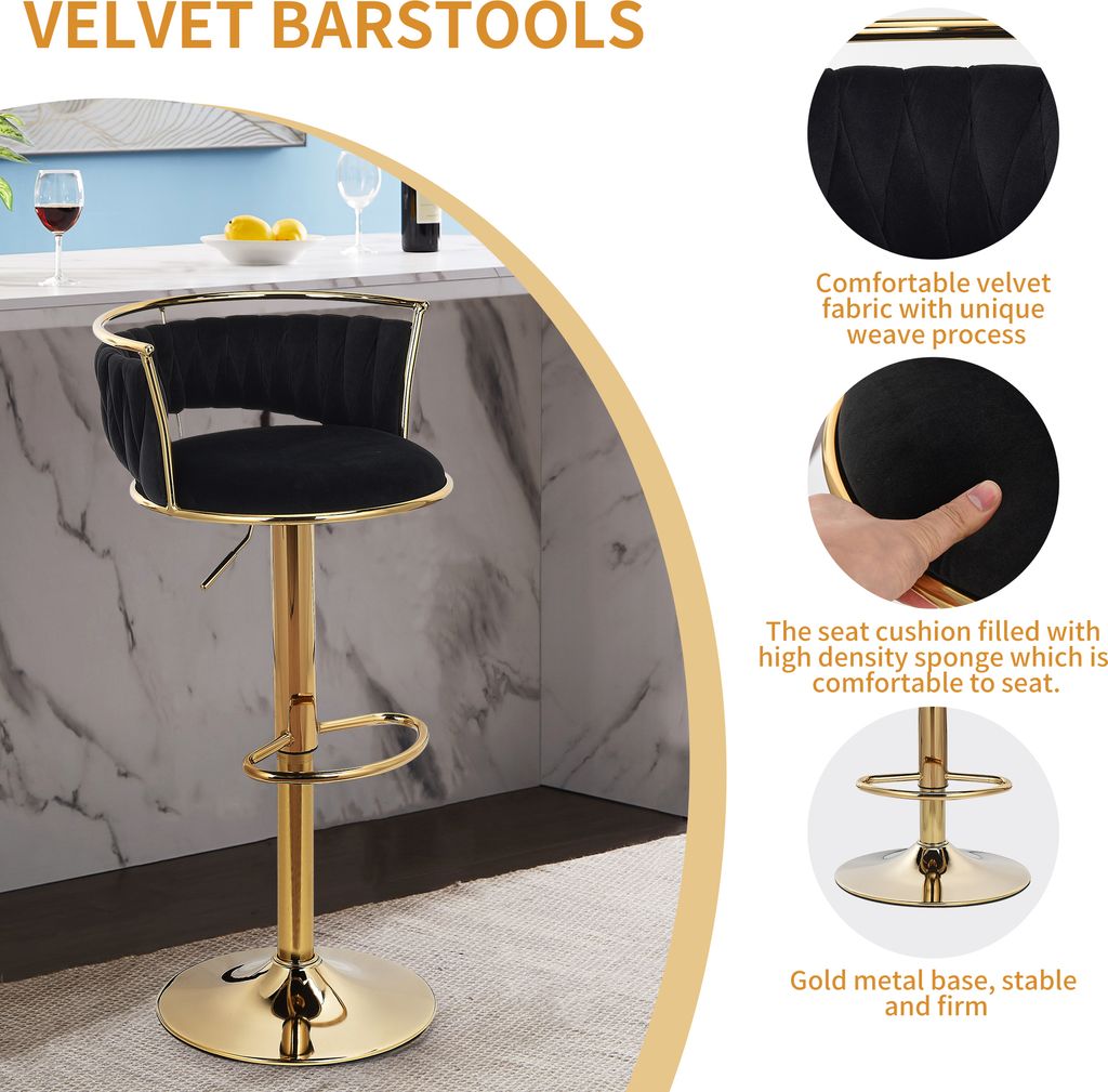 CDGlobal Drehbare Barhocker 2er Set | Kaufland.de