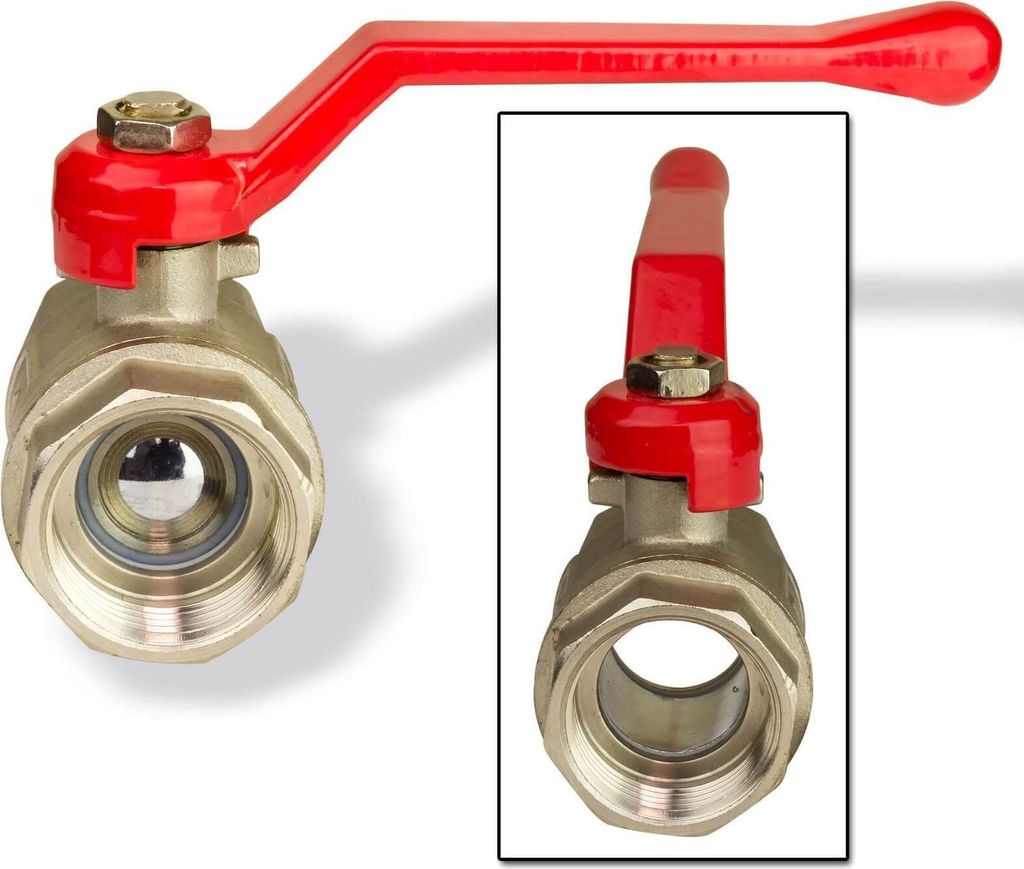 Messing Kugelhahn 1 1/2 Zoll DN40 Kugelventil | Kaufland.de