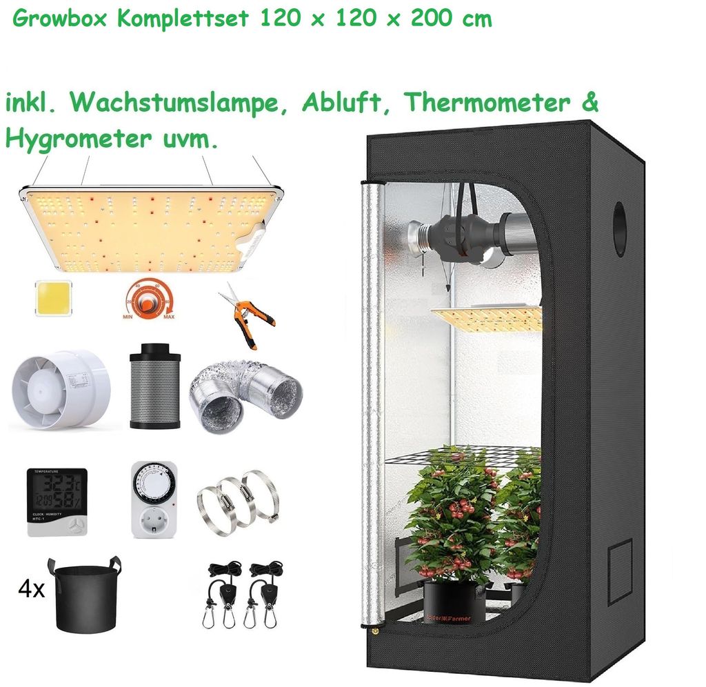 JUNG Gewächshaus Growbox Komplettset | Kaufland.de