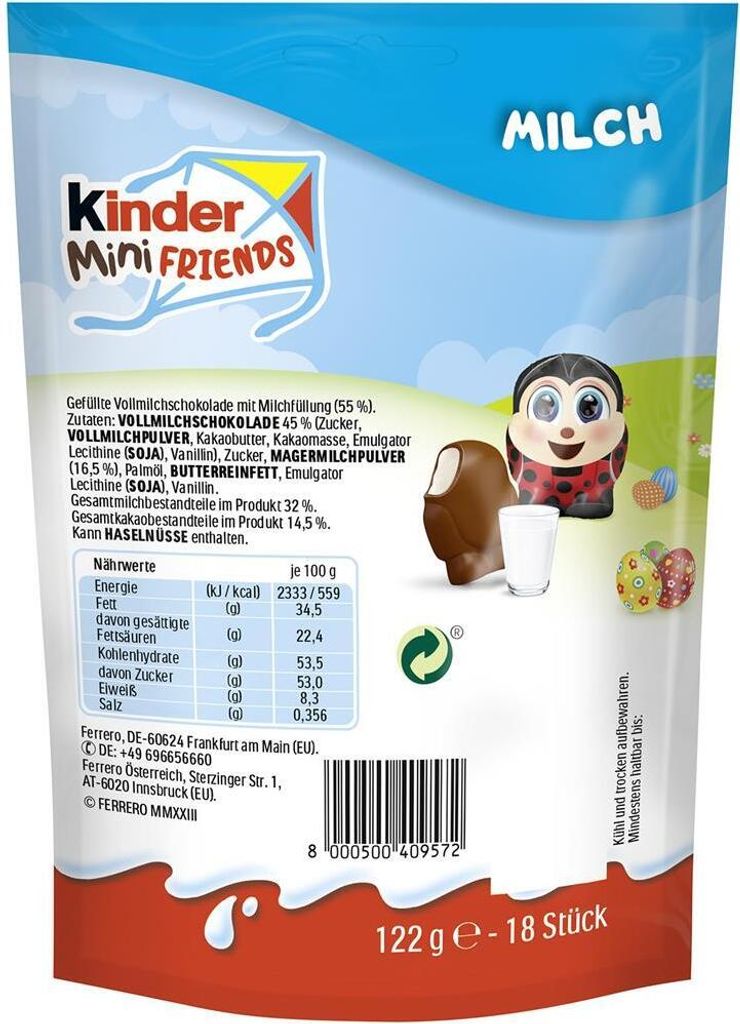 kinder Mini Friends Milchcreme gefüllte | Kaufland.de