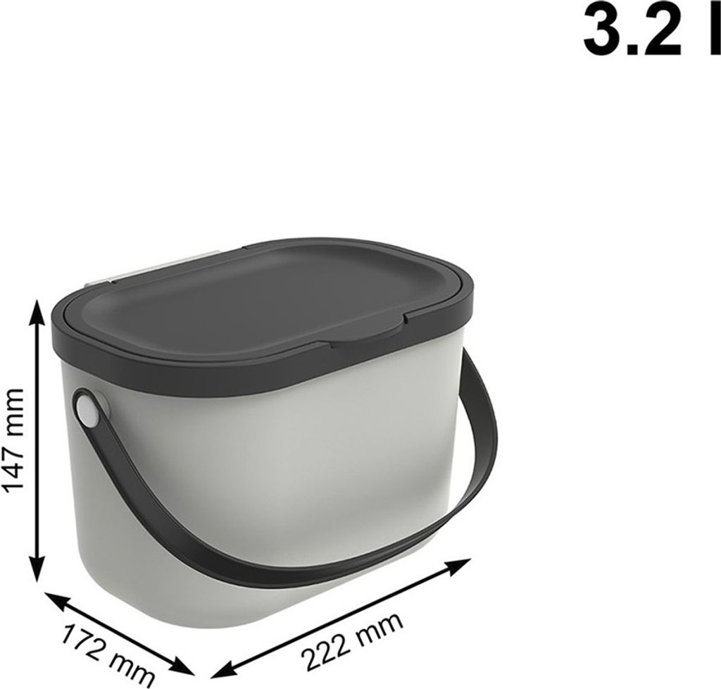 Koš na organický odpad Rotho 3,2 l Albula - | Kaufland.cz