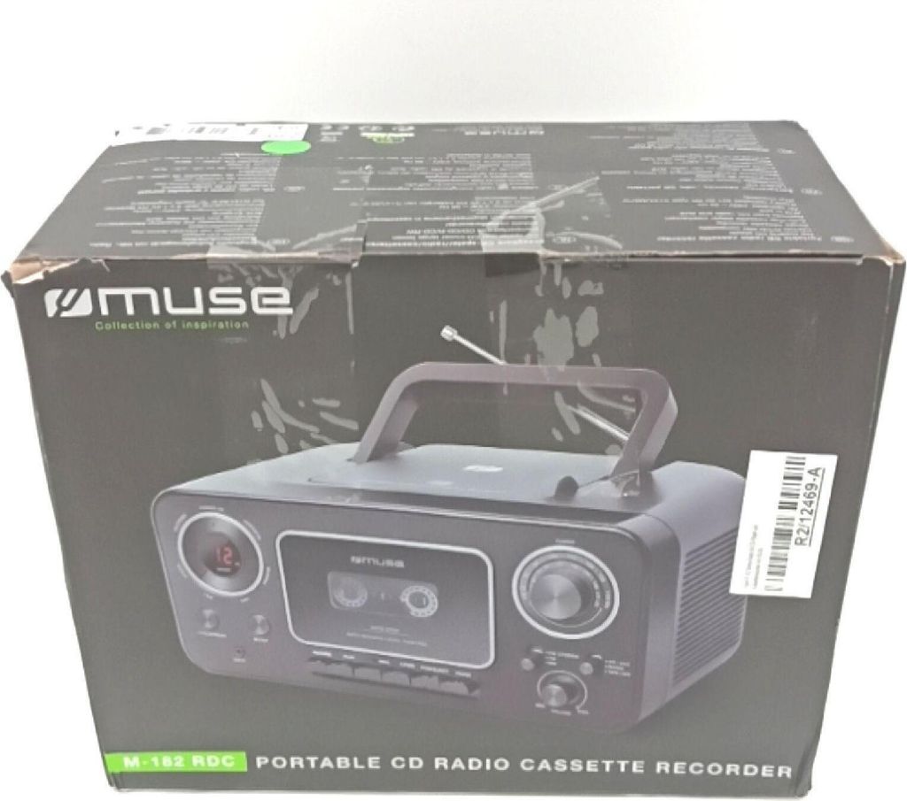 Muse M182 Stereo rádio CD přehrávač Kazetový | Kaufland.cz