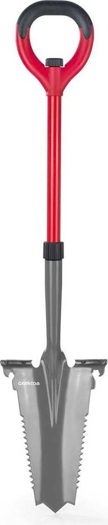 GARVIDA Spaten- & Wurzelsäge 114cm grau/rot abnehmb. Griff