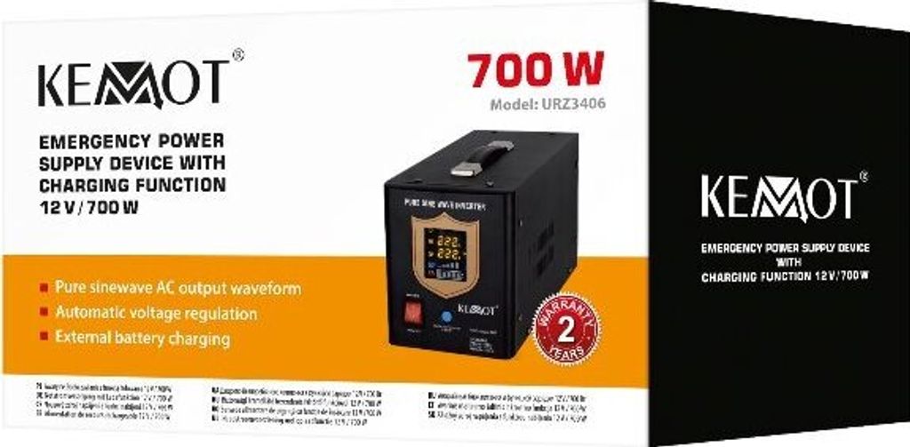 Zdroj záložní UPS KEMOT PROsinus URZ3406B | Kaufland.cz