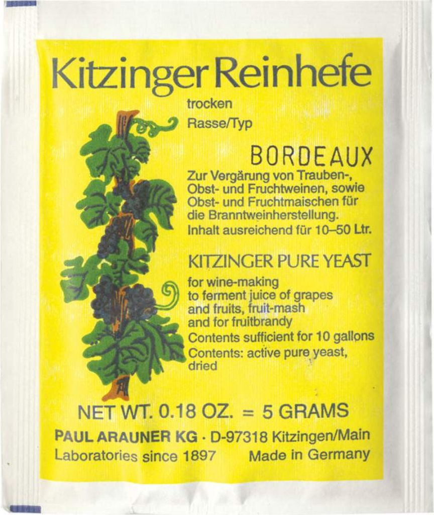 Kitzinger Weinhefe - BORDEAUX, Wein Hefe, | Kaufland.de