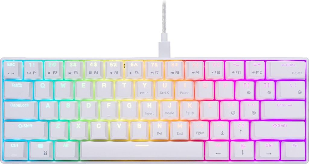 ISY Mechanical Mini Gaming Keyboard RGB white | Kaufland.de