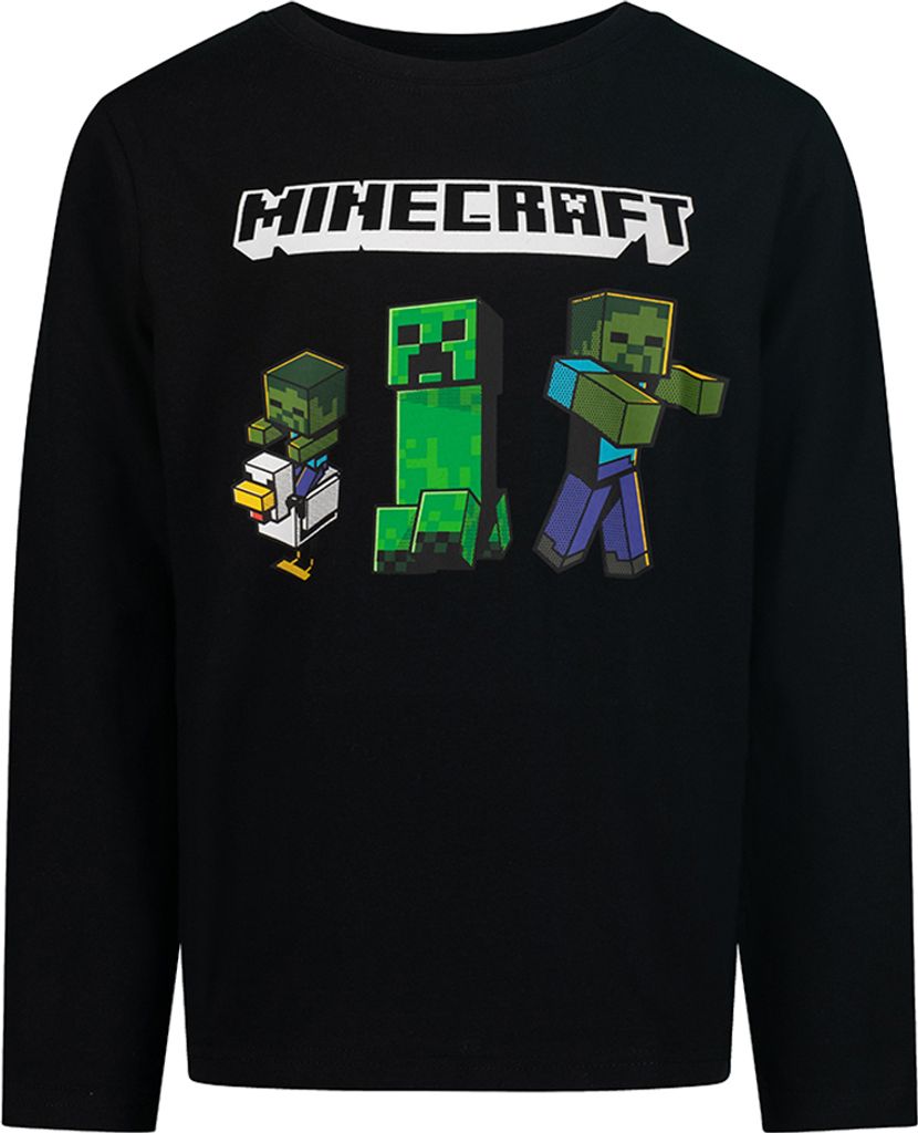 MINECRAFT Trio MOBS Langarmbluse, Größe 134 | Kaufland.de
