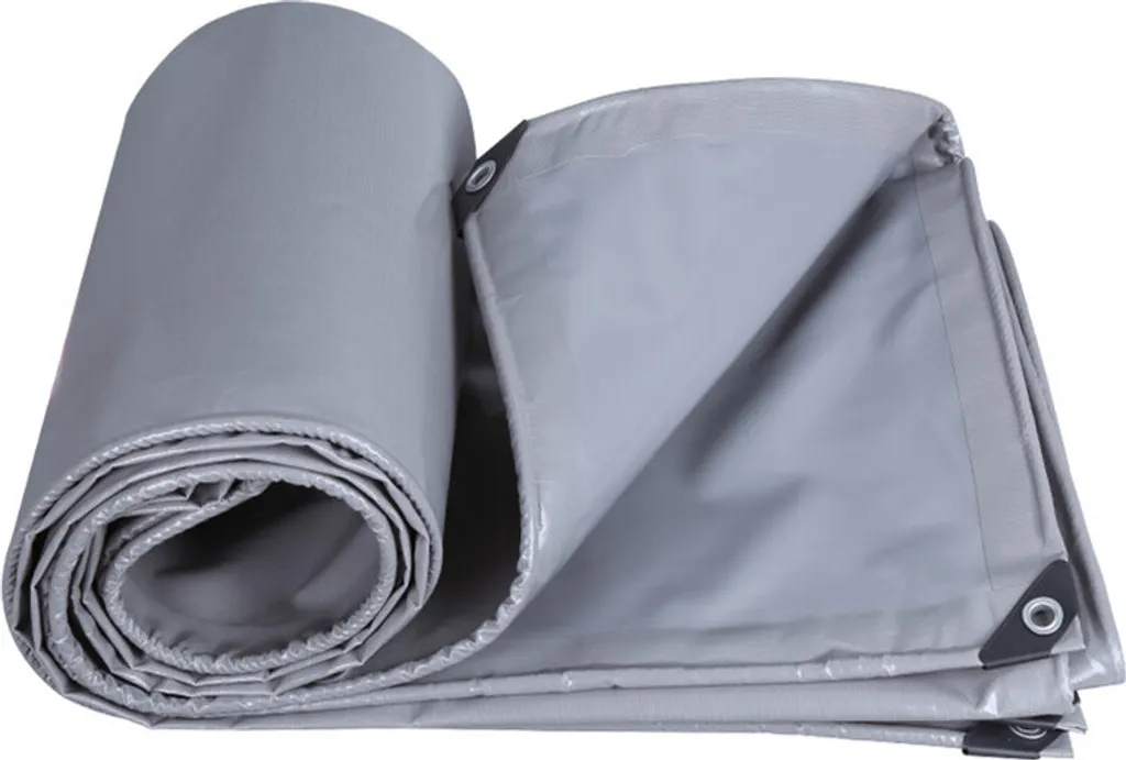 Wasserdichte graue PVC-Plane mit Ösen, | Kaufland.de