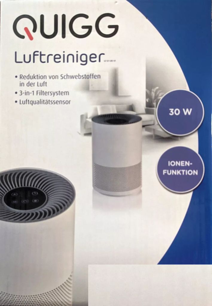 Quigg čistička vzduchu EPA filtr a osvěžovač | Kaufland.cz