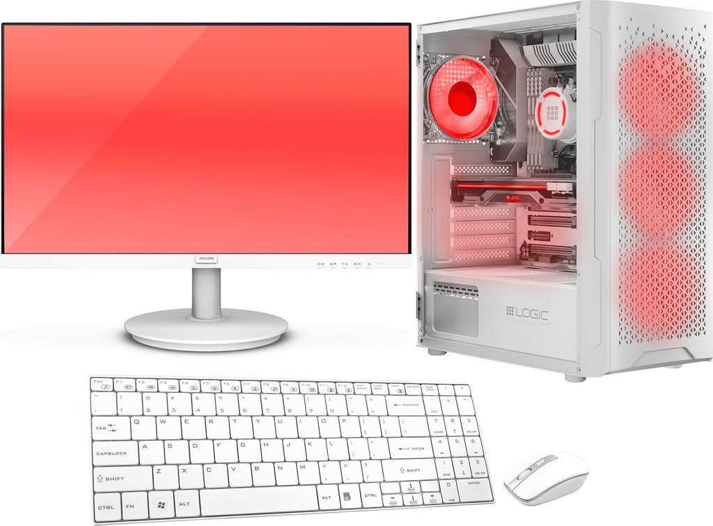 VIST Gaming PC Komplett Set R7 5700G 32GB VEGA SSD 1TB