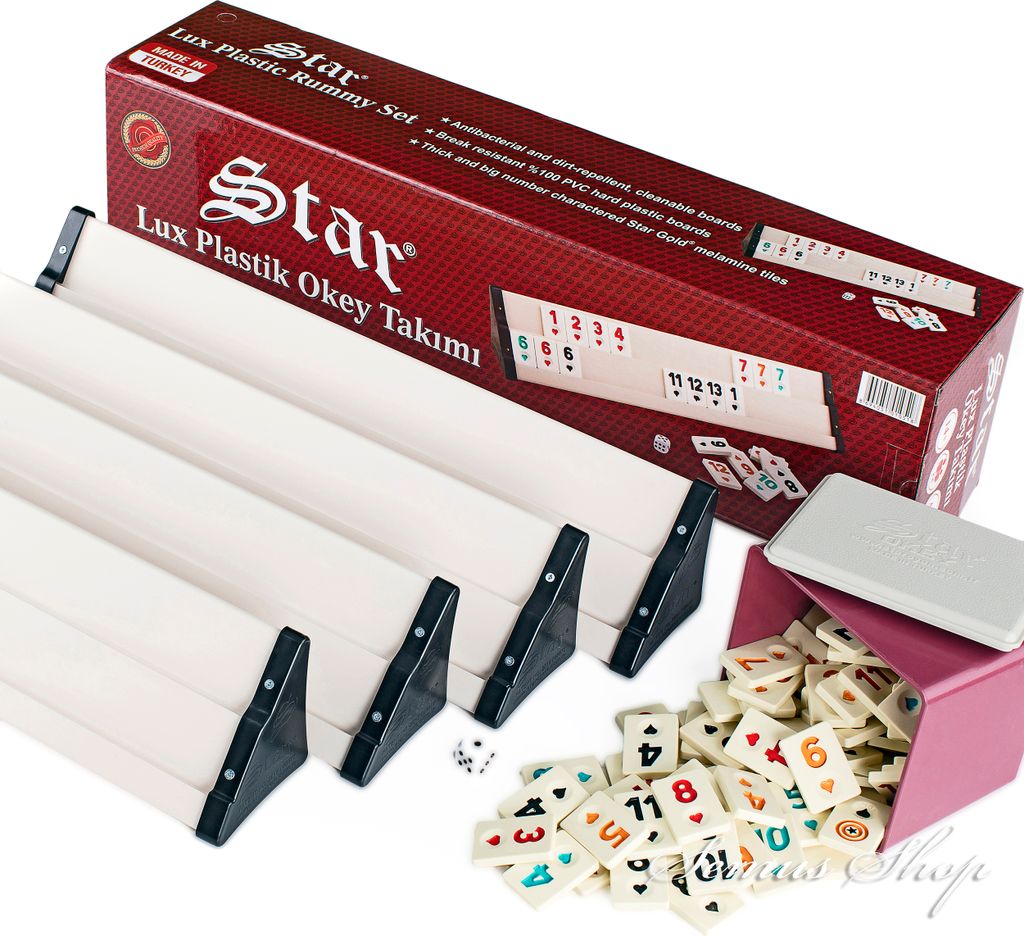 Star Luxus Rummy Set Okey Set mit Melamine | Kaufland.sk