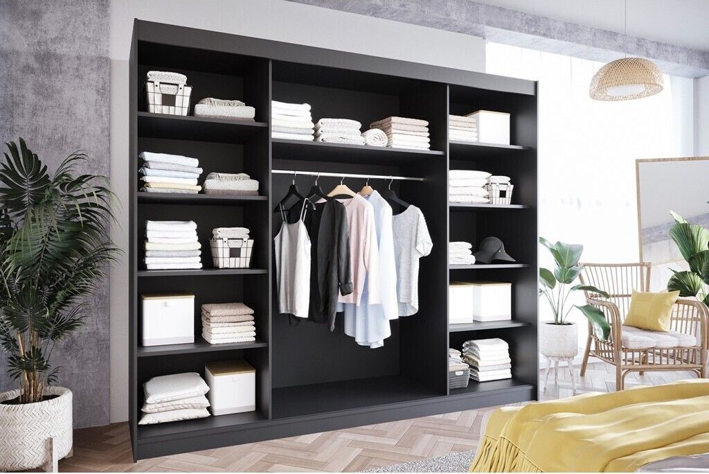 Easy4You LIV 250 cm Schwarz Schiebetüren | Kaufland.de