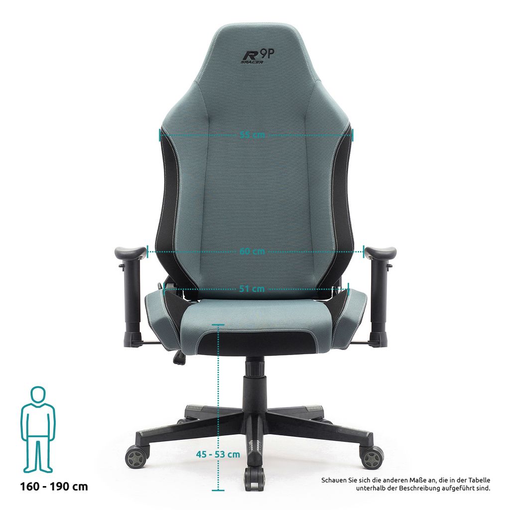 SRACER látková herná stolička SRACER R9P, | Kaufland.sk