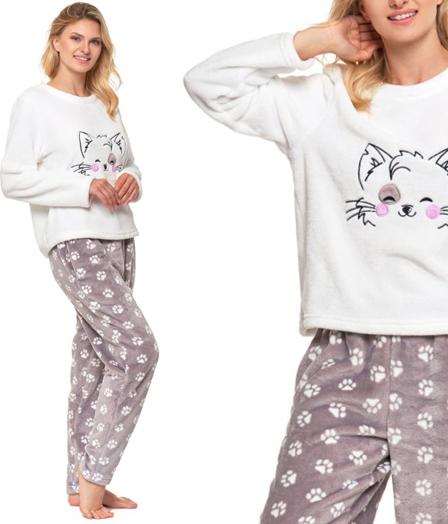 Moraj Damen warmer Schlafanzug Winter-Pyjama | Kaufland.de
