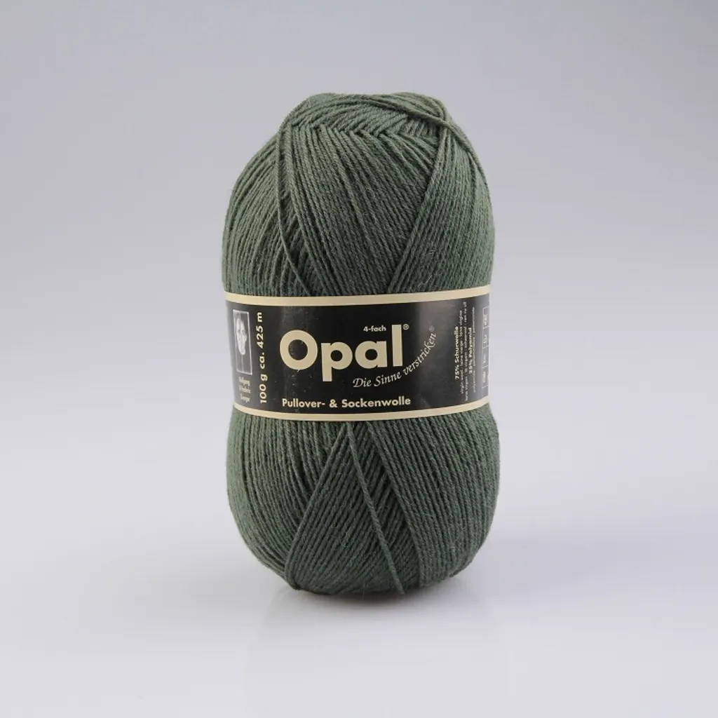 Opal Sockenwolle 100g Uni Olivgrün 4-fach | Kaufland.de